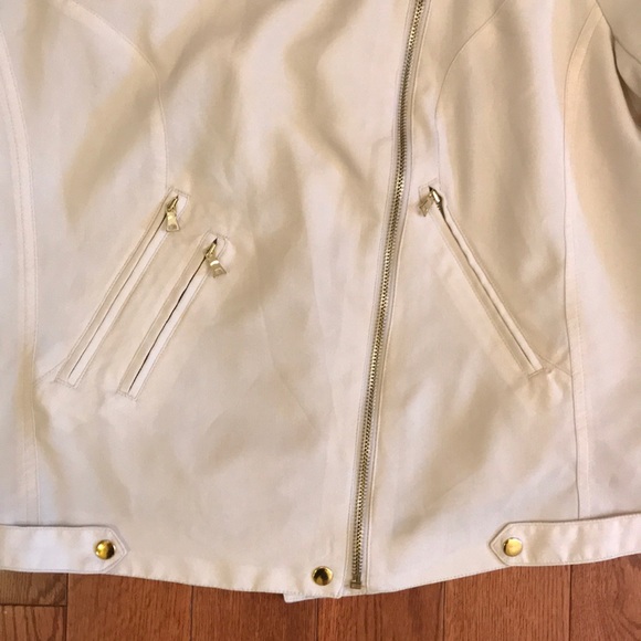 Apt. 9 | Jackets & Coats | Ivory Moto Jacket | Poshmark